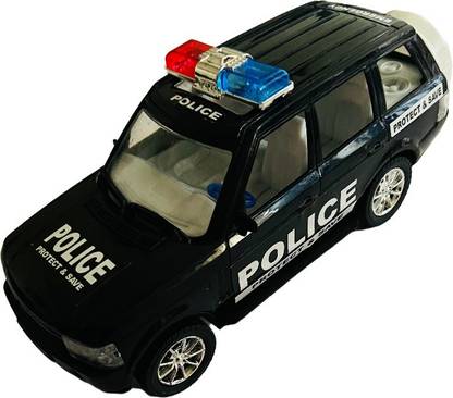 sky toys Police Car Toy Interceptor 911- Black - Real Alloy Wheels ...