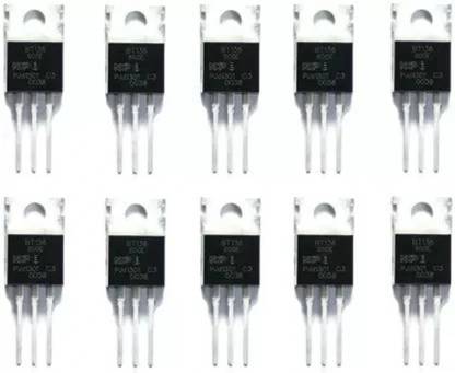 WHO BT136-600E 4A 600V TRAIC10PCS FET Transistor Price in India - Buy ...