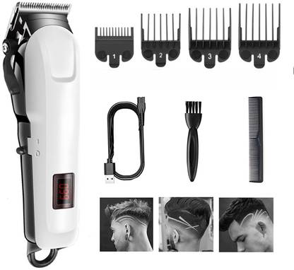 RACCOON Rechargeable LED Display Hair Clipper Heavy Duty for Hair and ...
