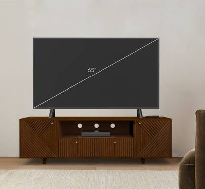 Corsica Designs MangoWood Sloan Fluted TVC (Finish Color - DarkWalnut ...