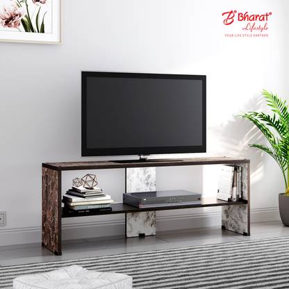 Bharat Lifestyle Pecans Engineered Wood TV Entertainment Unit Price in ...
