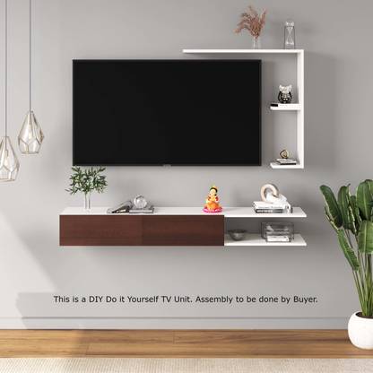 Flipkart Perfect Homes Athena Engineered Wood TV Entertainment Unit ...