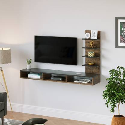 BLUEWUD Engineered Wood TV Entertainment Unit Price in India - Buy ...