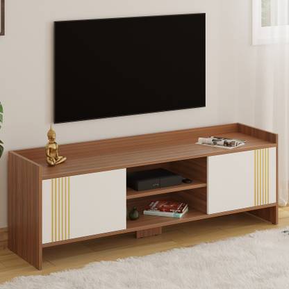 BLUEWUD Mordern Contemporary Design Engineered Wood TV Entertainment ...