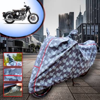 autouniko Waterproof Two Wheeler Cover for Royal Enfield Price in India ...