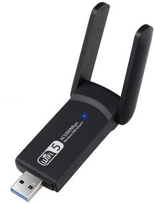 Wavenex Dual Band Realtek Wi-Fi USB Adapter RTL8812BU 1200 Mbps USB ...