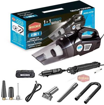 Woscher 578D 2in1 Digital Portable Air Compressor Tyre Inflator with ...