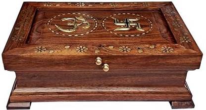 FORESTIS GALLINARIA Equisitely Hand Brass-Filled Wooden Swastik Good ...