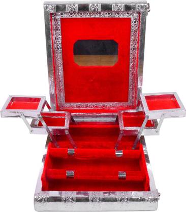 TECHZAGE Jewelry Organizer Box, 3-Layer Velvet Jewelry Boxes Display ...