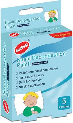 RunBugz Nasal Decongestion Patch for children (5 Patches), Vaporizer ...