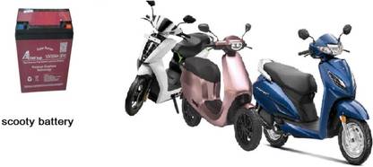 Astar Electric Scooty Free Sealed Lead Acid Battery 12V 30Ah(Black Gold ...