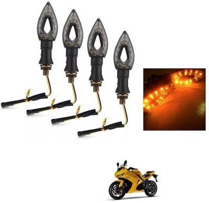 QUIRKY ZONE Front, Rear LED Indicator Light for Bajaj, Hero, Honda, TVS, Suzuki, Universal For ...