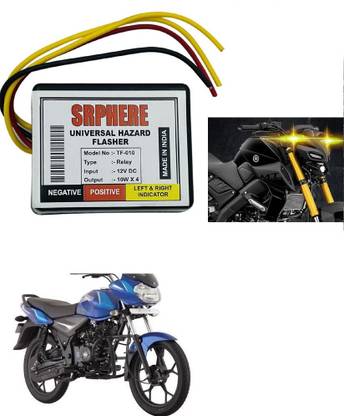 SRPHERE Front, Rear Flasher Indicator Light for Universal For Bike ...