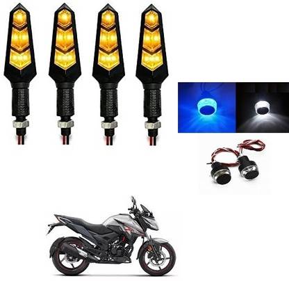 PECULIAR ZONE Front, Rear, Side LED Indicator Light for Bajaj, Hero, Honda, TVS, Suzuki ...