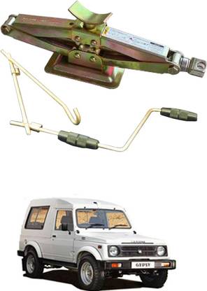MATIES Car Scissor Tyre Jack with Foldable Rod for Maruti Gypsy 2004 ...
