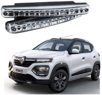 A2D 8 DRL Led Daytime Running Light White for Renault Kwid Indicator ...