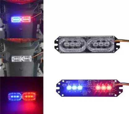 AIRSKY BLINKING RED BLUE WARNING MINI FLASHER/STROBE LIGHT Tail Light ...