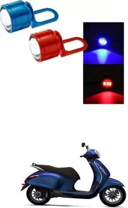 E-Shoppe Strobe Light Red Blue Auto Flashing Eagle Eye For Chetak ...