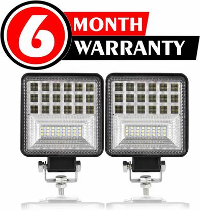 Miwings 42 LED Square Fog Light Waterproff Fog Lamp Car, Van, Motorbike ...