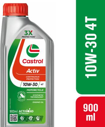 Castrol 10W-30 4T Activ Synthetic Blend Engine Oil Price in India - Buy ...