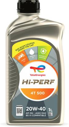 Total Energies HI-PERF 500 20W-40 Mineral Engine Oil Price in India ...