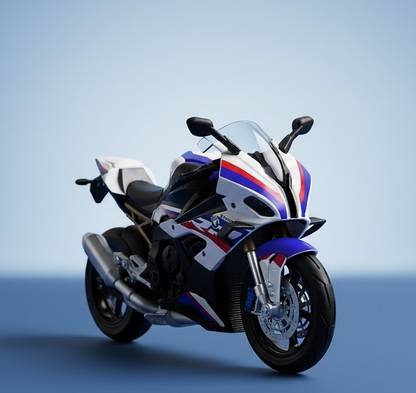 GKNEX 1:10 Die-Cast Metal Sports Bike Toy | Realistic Motorcycle Mini Model - 1:10 Die-Cast ...