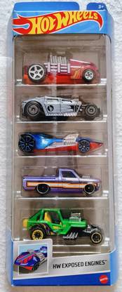 HOT WHEELS EXPOSED ENGINES OFFICIAL SET OF 5 VEHICLE - EXPOSED ENGINES ...