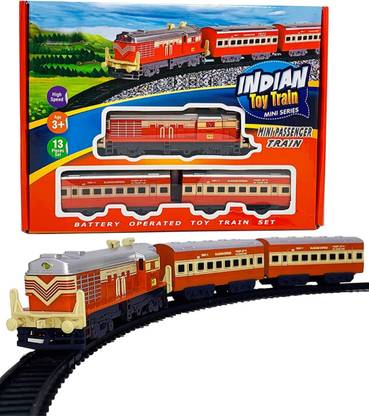 Mira Farmcraft Centy Indian Passenger Kids Toy Train Track Set Front ...