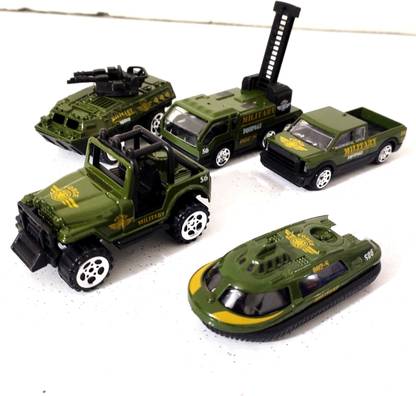 kuchuk Metal Military Car Set With Free Wheels - Metal Military Car Set ...