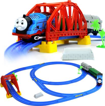 STORITE Thomas Kids Train Toy Battery Operated Train Set with Light ...