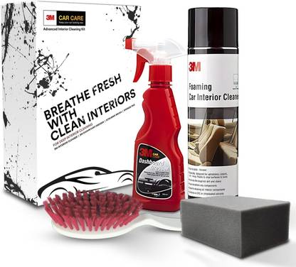 3M Advanced Car Interior Cleaning Kit Car Washing Liquid Price in India ...
