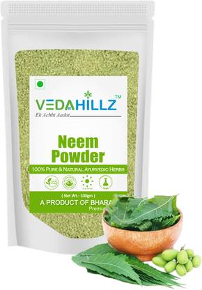Vedahillz Neem Powder for Healthy Hair, Skin, Body& Face Cleanser Price ...