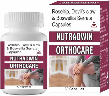 nutradwin Orthocare Rosehip, Devil’s Claw & Boswellia Serrata Capsules ...