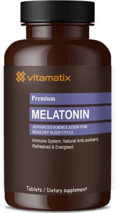 Vitamatix Sleeping Pills Aid for Deep Sleep with Melatonin Tablets ...