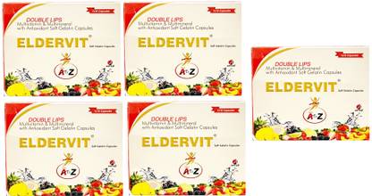 DOUBLE LIPS Eldervit antex MULTIVITAMIN & MULTIMINERAL ANTIOXIDANT ...