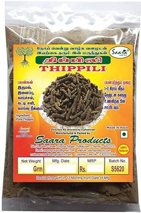 Saara HERBAL FRESH Thippili | Long Pepper | Piper Longum | Pippali ...