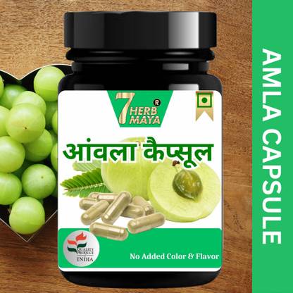 7Herbmaya Amla Capsule | Ayurvedic Amla Capsule | Indian Gooseberry ...