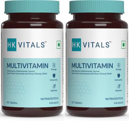 HEALTHKART HK Vitals Multivitamin Multimineral, Amino Acids, Taurine ...
