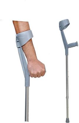 Tanish Grey-Elbow-Support Walking Stick Price in India - Buy Tanish ...