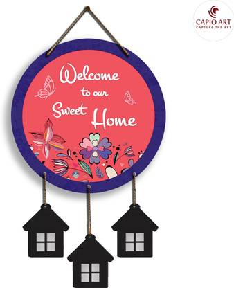 CAPIO ART DESIGNER WELCOME AESTHETIC LOOKING WALL HANGING Price in ...