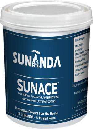Sunanda Global SUNANDA Sunace White Shade 1Ltr | Exterior Coating ...