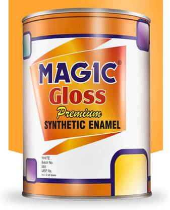 Magic Paints Synthetic Enamel Paint Fast Drying, Interior/Exterior ...
