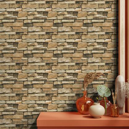 Asian Paints ezyCR8 Walls of Valor Garden Walnut Self-Adhesive ...