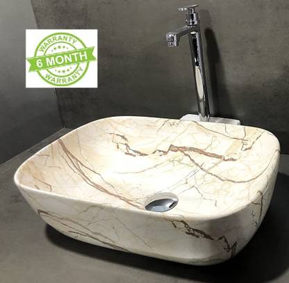 Joyo Cera Art Wash Basin Countertop, Tabletop Ceramic Bathroom Sink ...