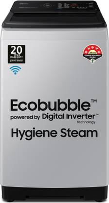 SAMSUNG 7 kg 5 star, Ecobubble, Wi-Fi, Digital Inverter,Hygiene Steam ...