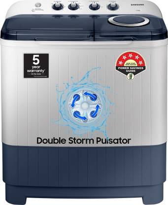SAMSUNG 7.5 kg 5 star,Air Turbo Drying, Semi Automatic Top Load Washing ...