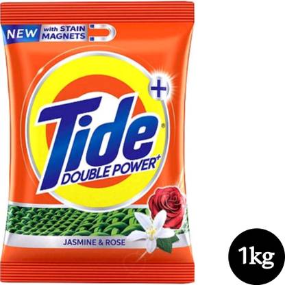 Tide Plus with Extra Power @# Jasmine and Rose ( 1kg ) Detergent Washing Powder Detergent Powder ...