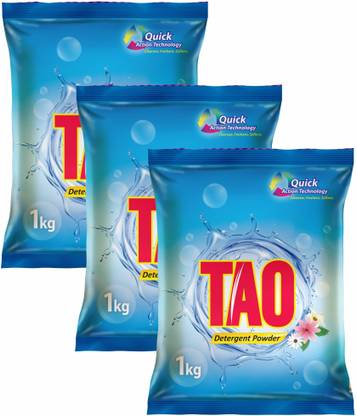 Tao SKU7-1KGX3_Det Detergent Powder (Floral) Price in India - Buy Tao ...