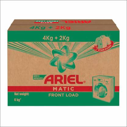 Ariel Matic Front Load Detergent Powder 4 kg Price in India - Buy Ariel ...