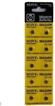 LiveStore 377 Sr 626 SW Button Cell Battery Silver Oxide 1.55V for ...